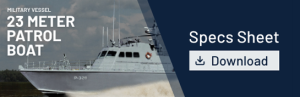 23 METER PATROL BOAT - Swiftships